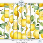 When Life Gives You Lemons & Freebie – Ilonka's Designs